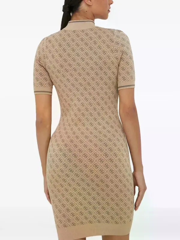 Guess 4g Jacquard Mini Dress