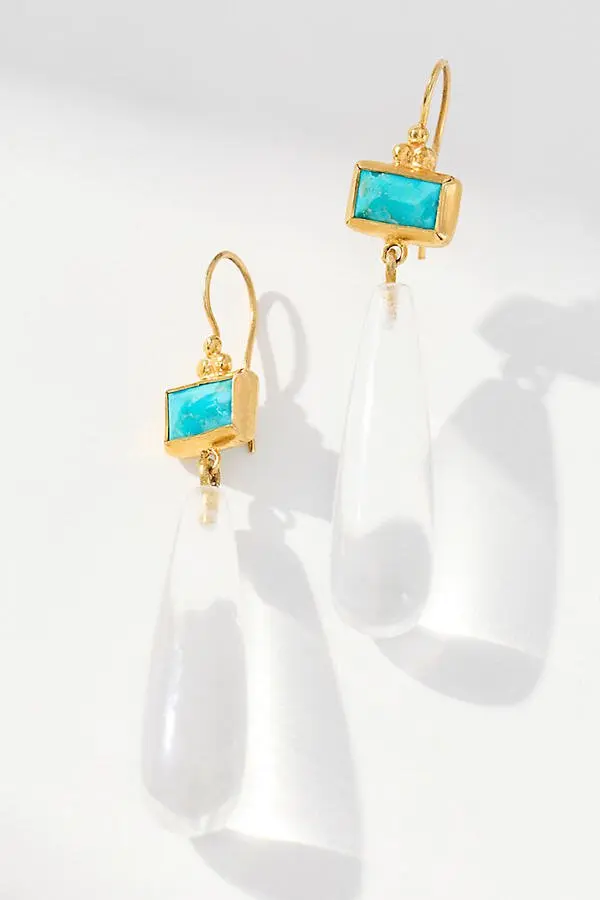 Chan Luu Messina Drop Earrings - Clear