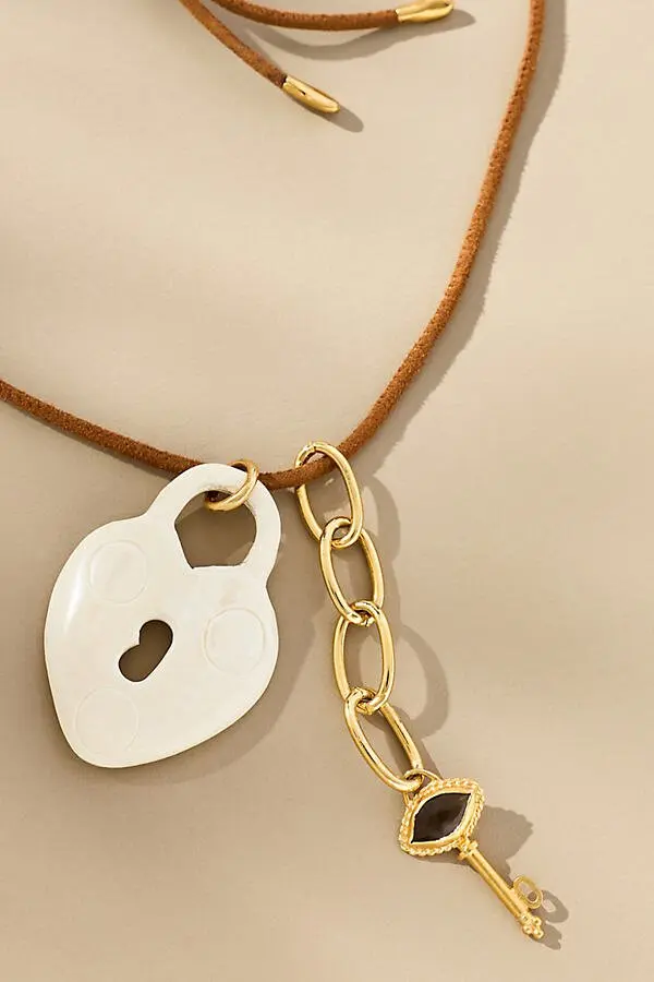 Chan Luu Padlock Charm Necklace