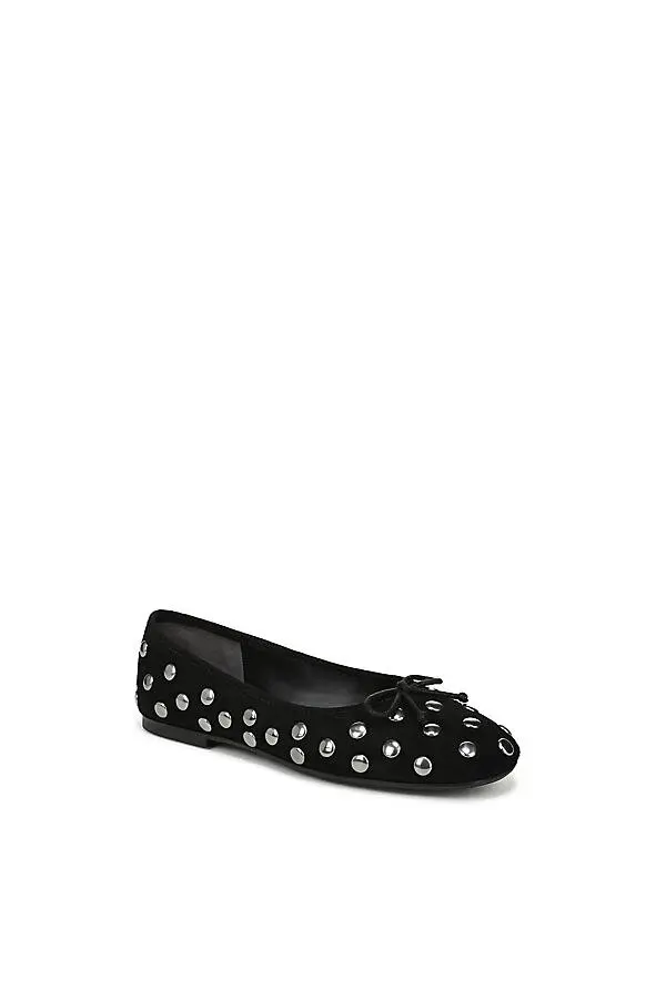 Sam Edelman Alie Studded Ballet Flats - Black