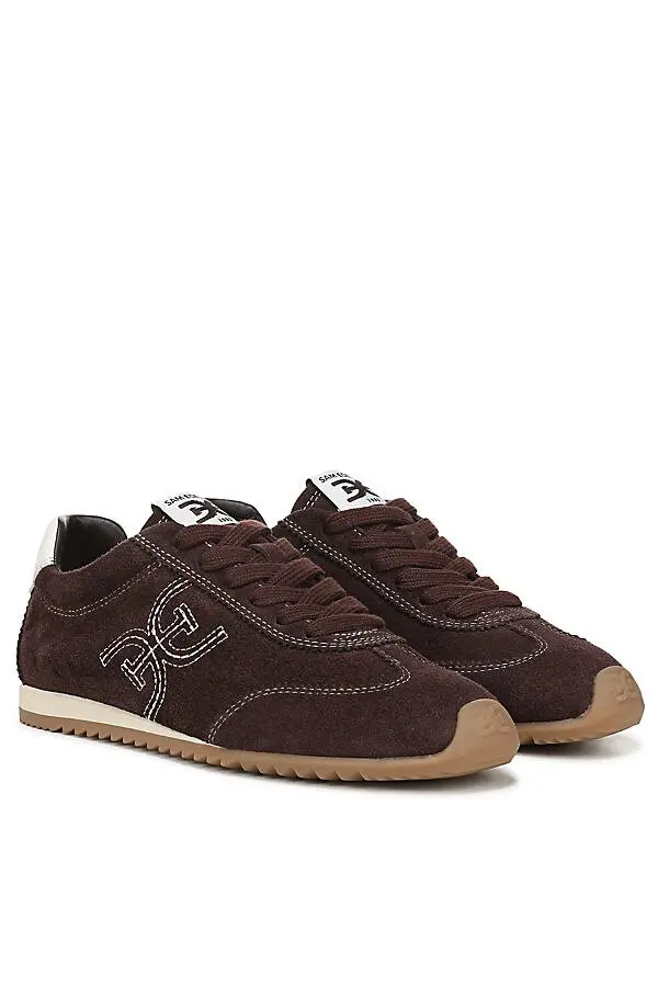 Sam Edelman Leather Isella Sneakers - Brown