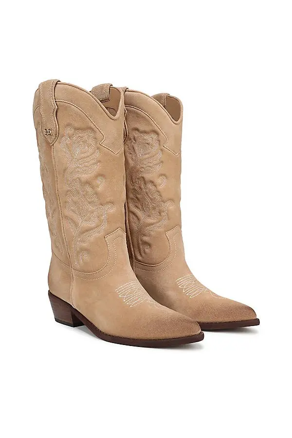 Sam Edelman Rue Western Boots - Neutral