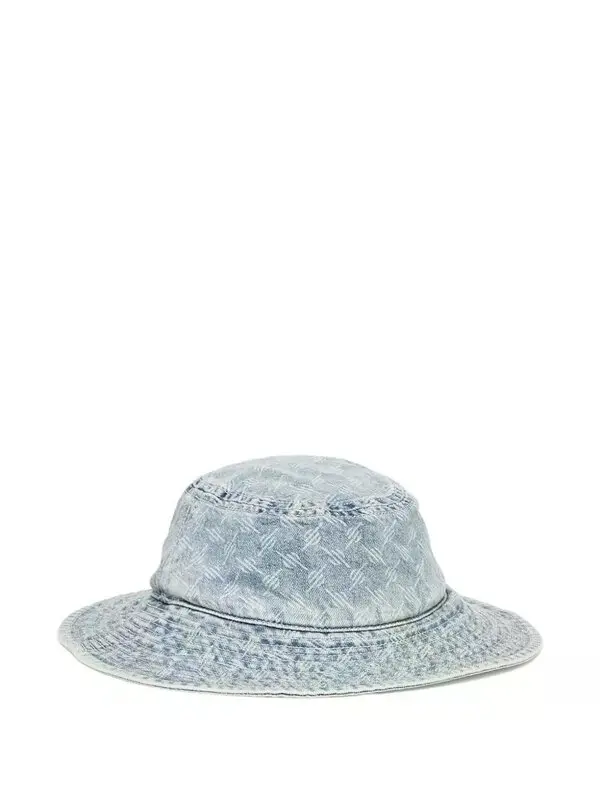 DAILY PAPER Patterned Cotton Bucket Hat - Blue