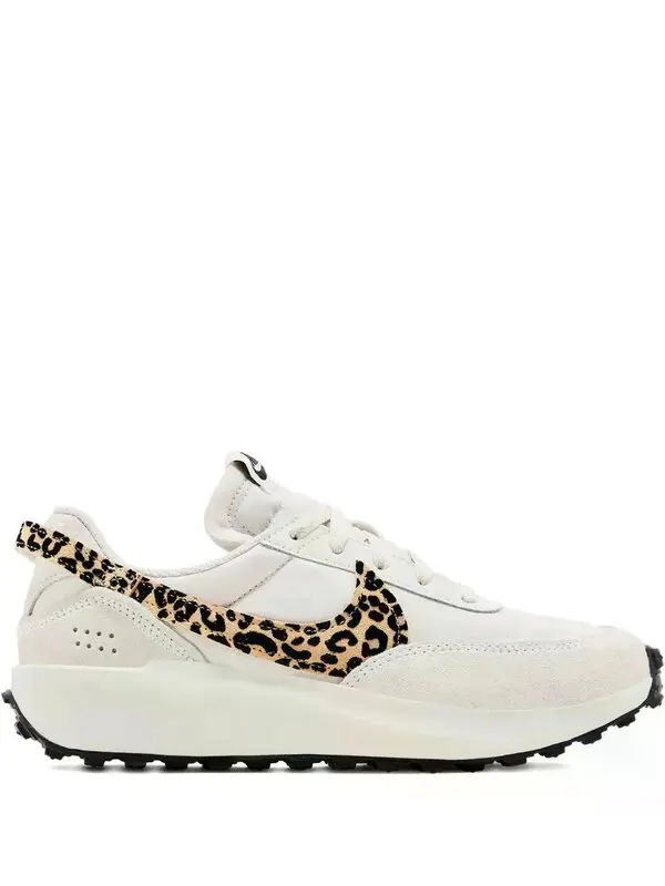 Nike Waffle Debut Animal-print Sneakers - Neutrals
