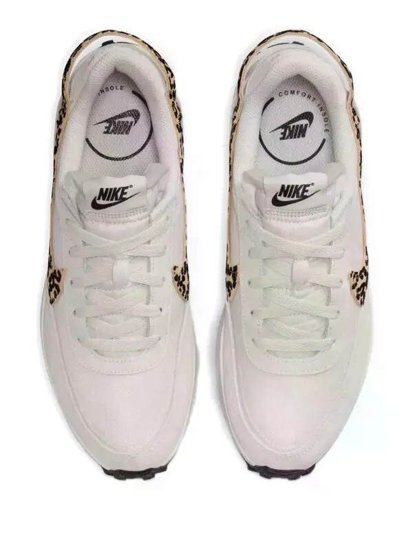 Nike Waffle Debut Animal-print Sneakers - Neutrals