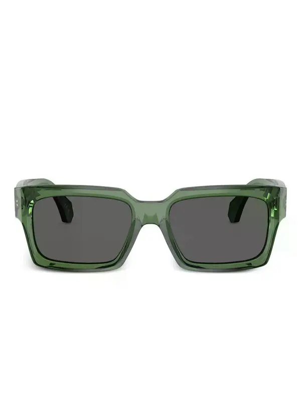 ALAIN MIKLI Square Frame Sunglasses - Green