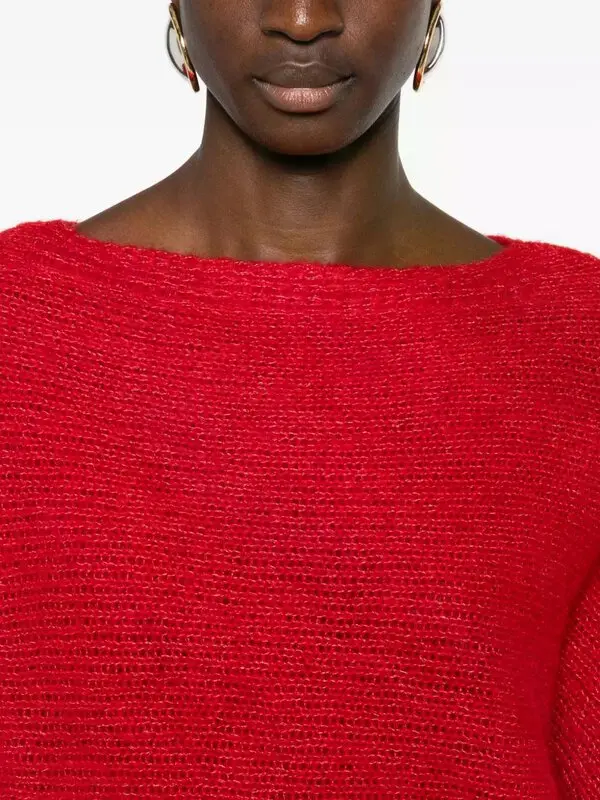 TALKING WALLS Short-sleeve Knitted Top