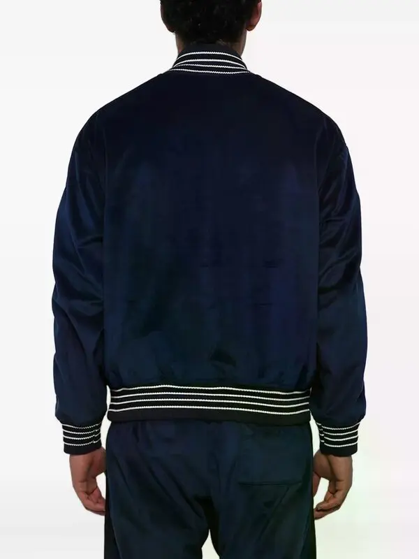 Rhude Quarter-zip Varsity Jacket