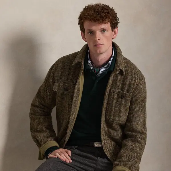 Ralph Lauren Tick-weave Harris Tweed Jacket