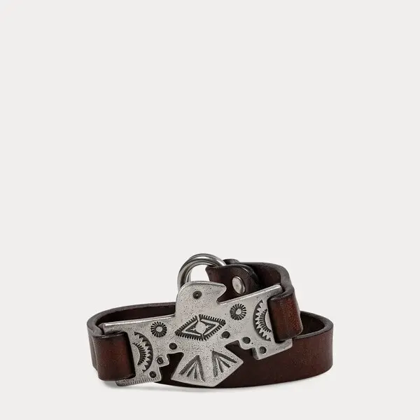 Ralph Lauren X Neil Zarama Thunderbird Bracelet - Brown/silver