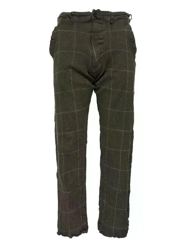 Comme Des Garçons Checked Trousers