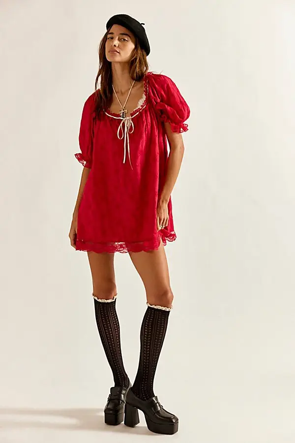 strapless open back dress JUNO draped long dress in red technical jersey main image 1