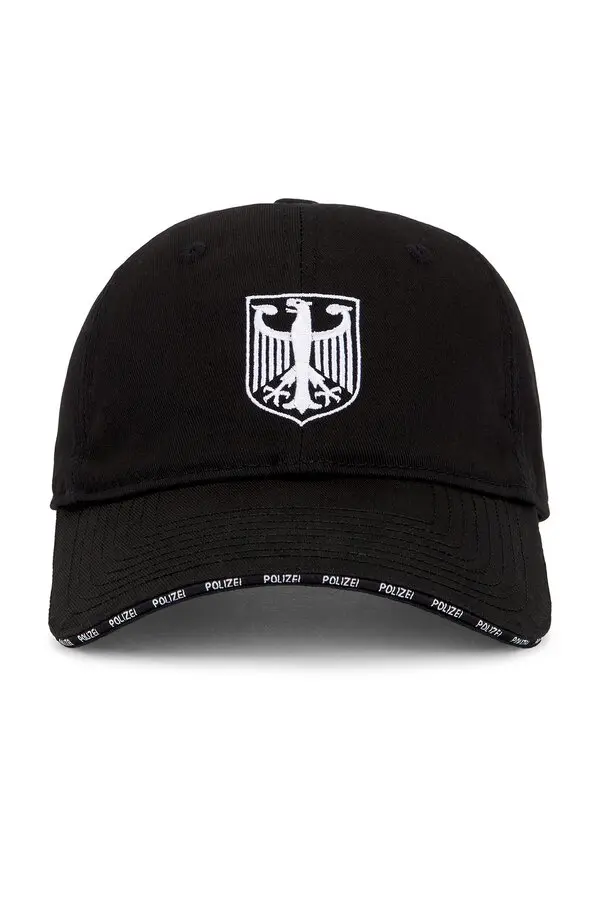 Vetements Polizei Cap - Black & White