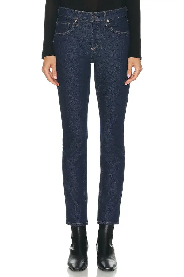 AGOLDE Cocktail Low Rise Ankle Slim Jeans - Rissue