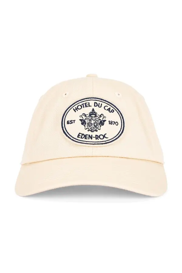 SPORTY & RICH X Hotel Du Cap Eden Roc Eden Crest Cap - Cream