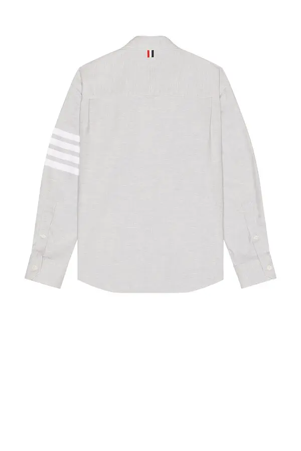 Thom Browne Oversized Shirt In Grey
