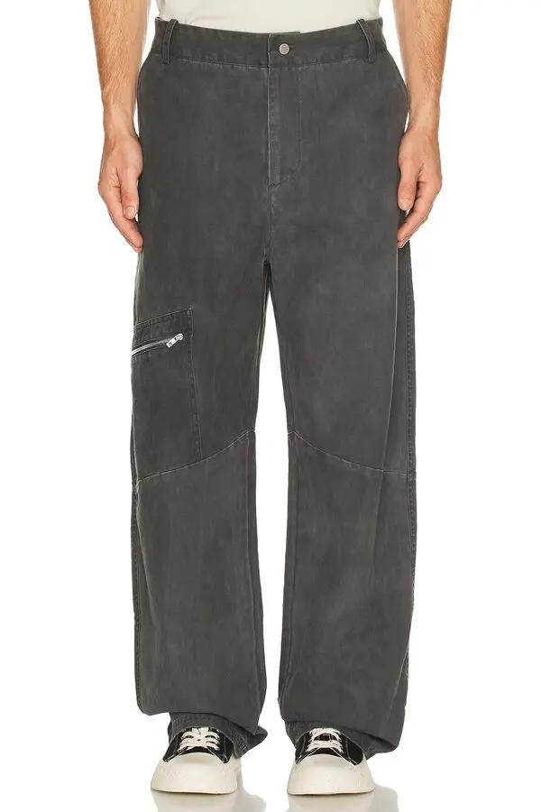 REPRESENT Workwear Pant - Washed Black