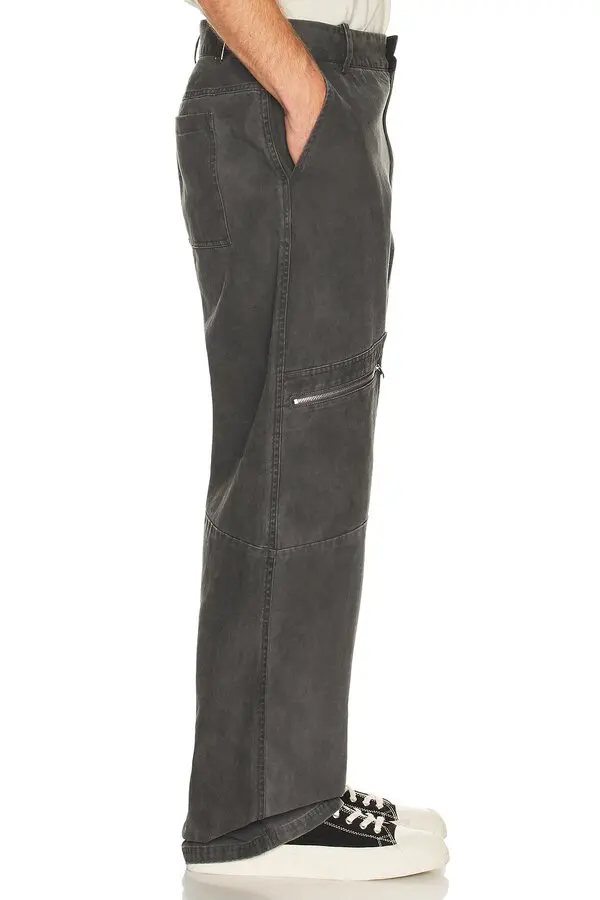REPRESENT Workwear Pant - Washed Black