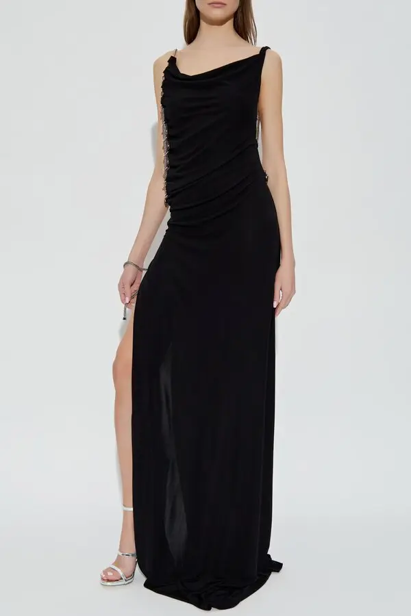 dsquared2 asymmetric maxi dress Dsquared2 Asymmetric Maxi Dress