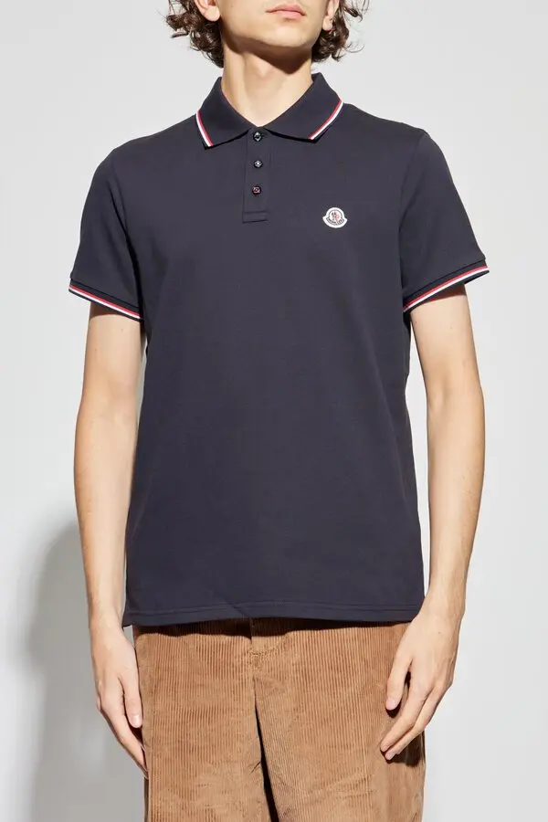 Moncler Polo With Logo