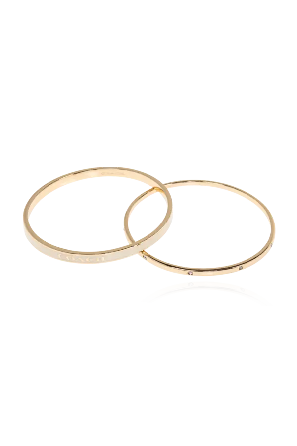 Coach Set Of Two Bracelets - Gold