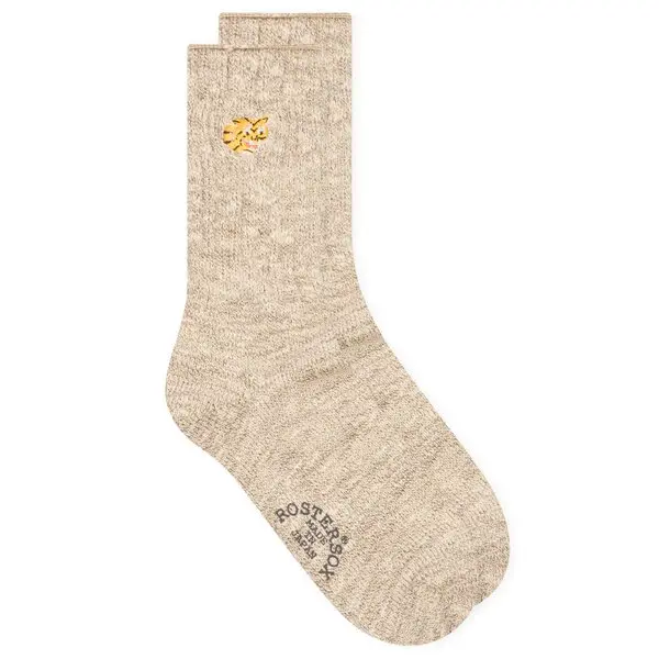 ROSTERSOX B Tiger Socks - Beige