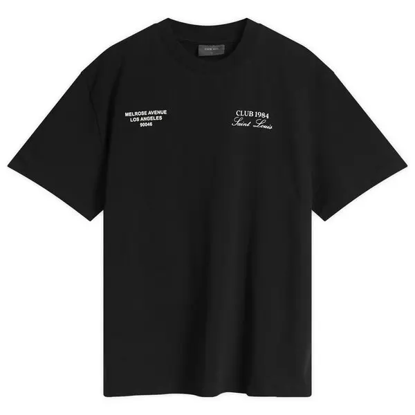 CLUB 1984 Melrose T-shirt - Black