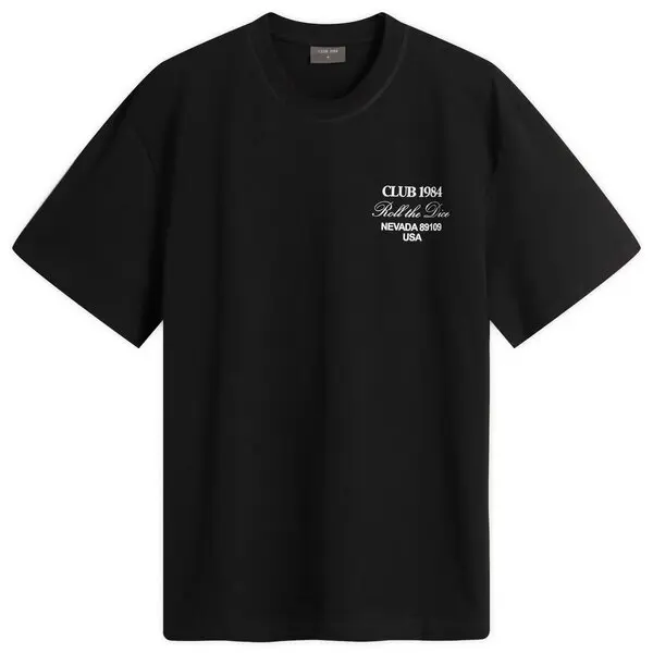 CLUB 1984 Welcome To Vegas T-shirt - Black