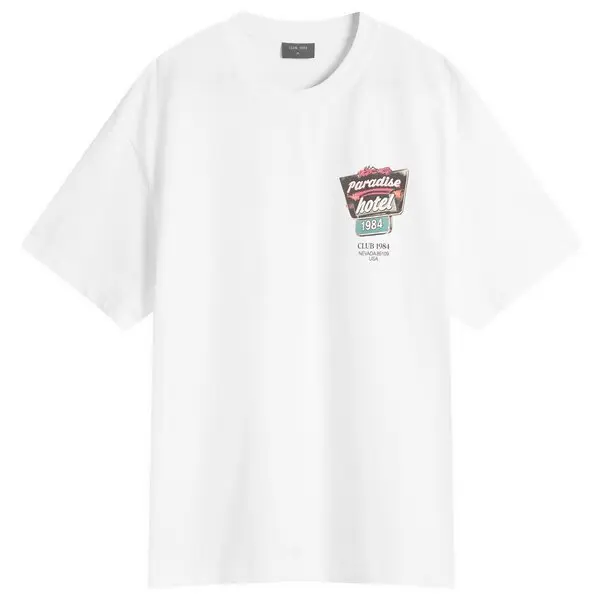 CLUB 1984 Paradise Hotel T-shirt - White