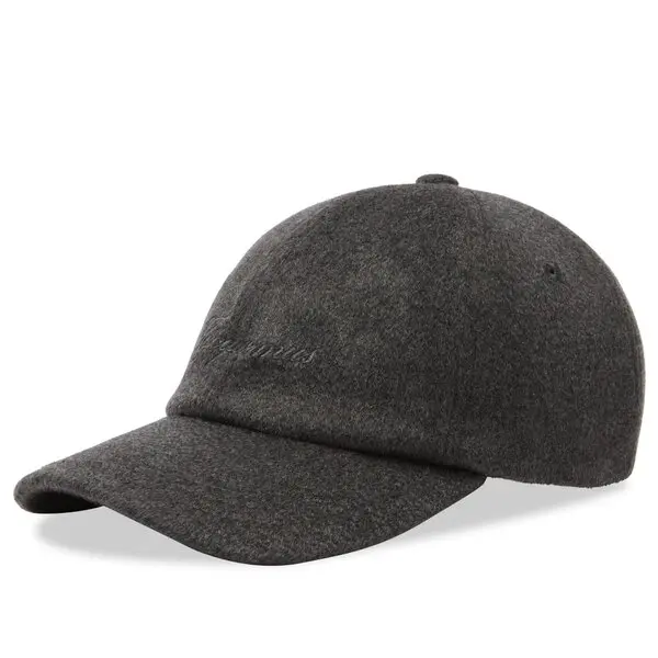 Jacquemus Cashmere Cap - Dark Grey
