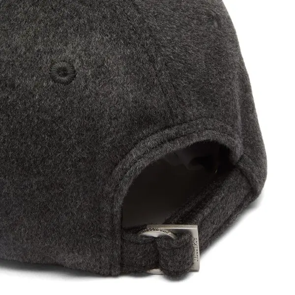 Jacquemus Cashmere Cap - Dark Grey
