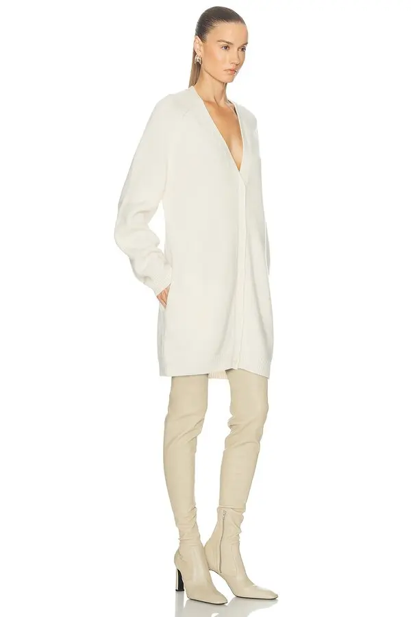 Lapointe Organic Cashmere Oversized Raglan Cardigan
