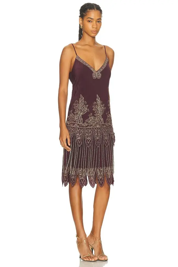 BODE Beaded Epoque Dress