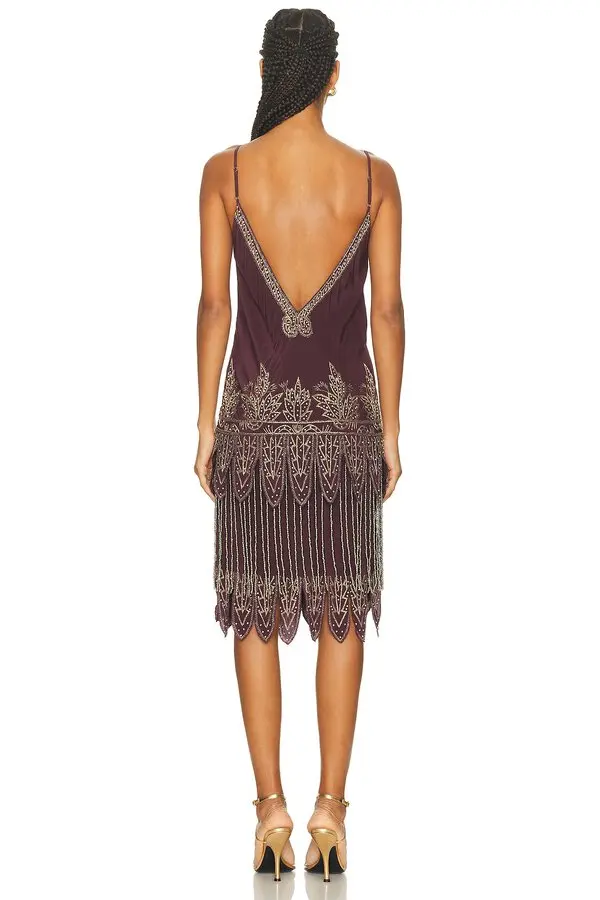 BODE Beaded Epoque Dress