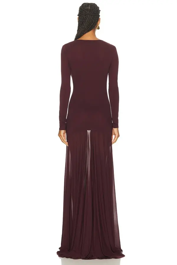 Atlein Long Sleeve Maxi Dress