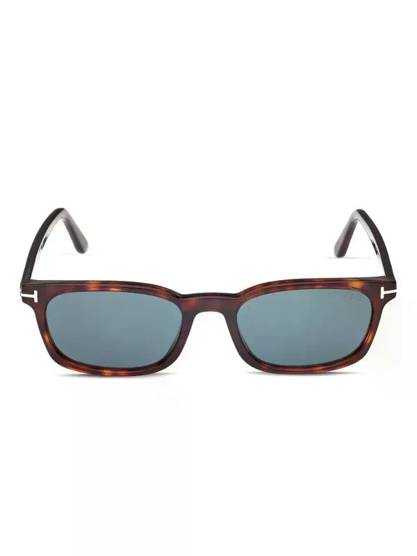 TOM FORD Rectangle-frame Sunglasses - Brown