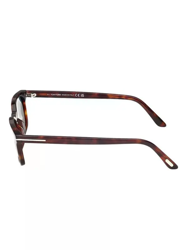 TOM FORD Rectangle-frame Sunglasses - Brown