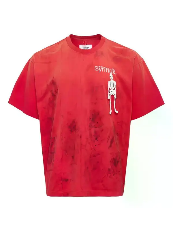 DOUBLET Wastereducing Algorithm Skeleton T-shirt