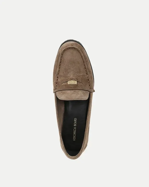 Veronica Beard Penny Lug-sole Loafer - Bark