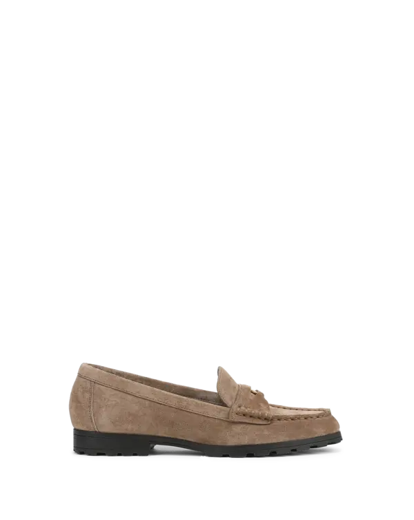 Veronica Beard Penny Lug-sole Loafer - Bark
