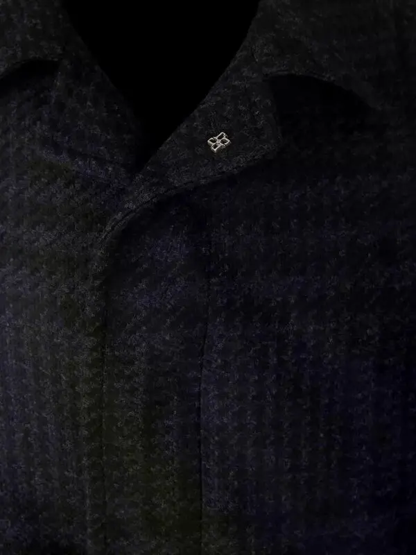Tagliatore Check-pattern Belted Coat