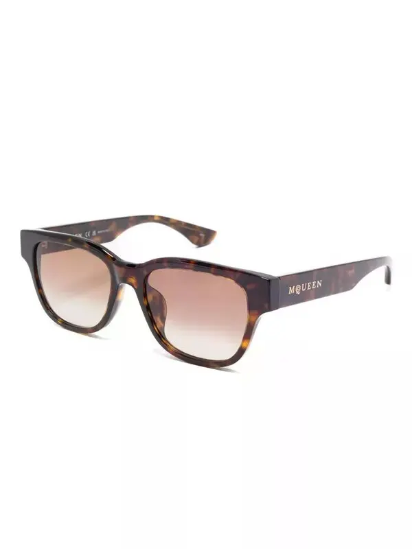 Alexander McQueen Logo-engraved Sunglasses