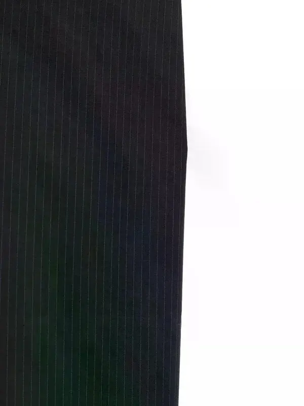 Paloma Wool Pinstripe Pattern Trousers With Turn-up Hem