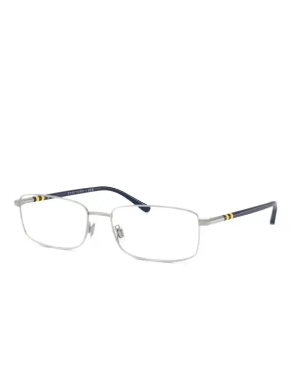 POLO RALPH LAUREN EYEWEAR Rectangle-frame Eyeglasses - Silver