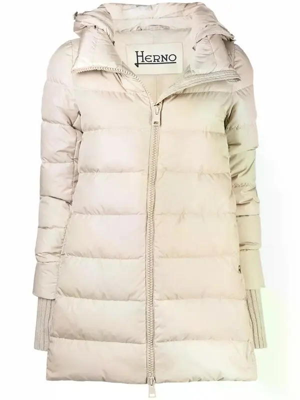 Herno Padded Hooded Mid-length Coat