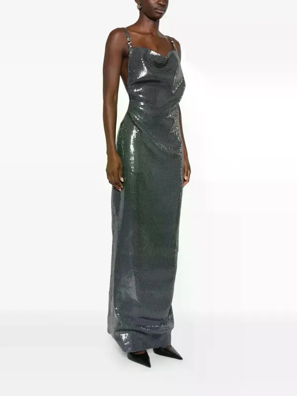 Coperni Cowl-neck Strap Dress