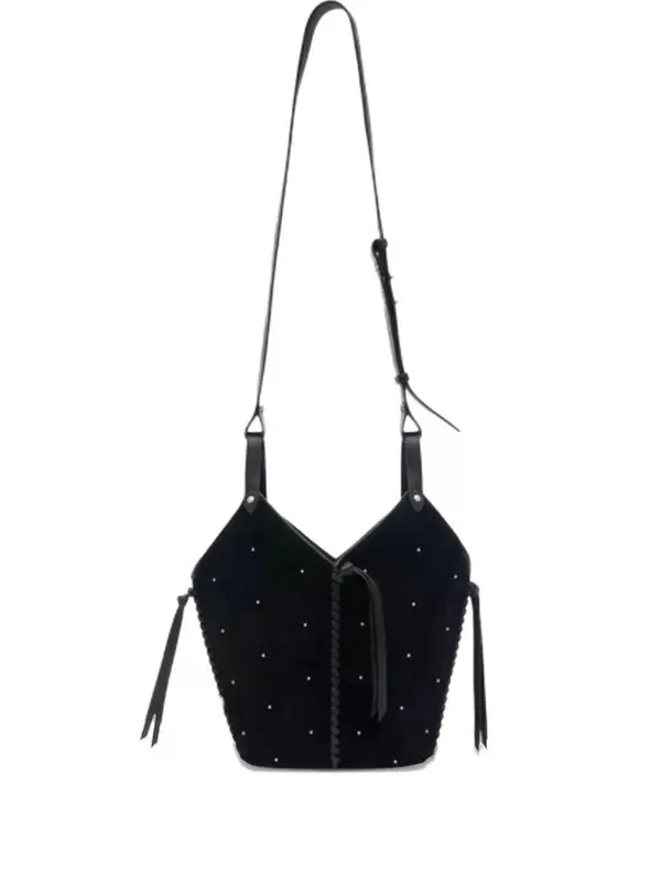 Isabel Marant Étoile Tampa Studded Shoulder Bag - Black