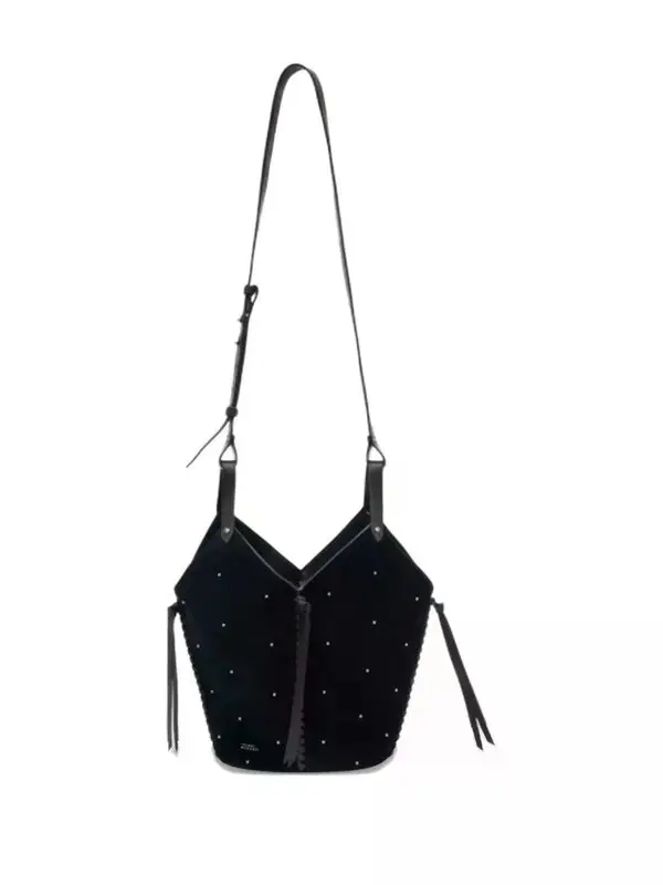 Isabel Marant Étoile Tampa Studded Shoulder Bag - Black