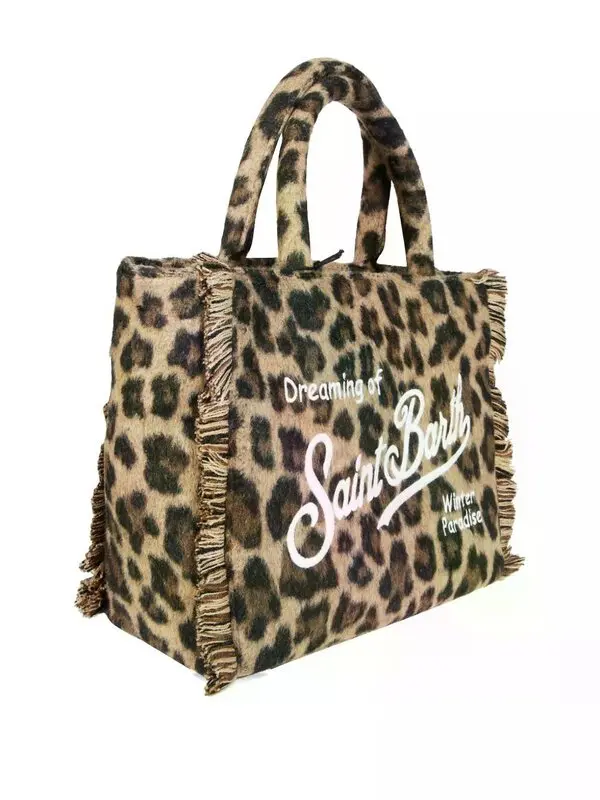 MC2 SAINT BARTH Colette Leopard Tote Bag