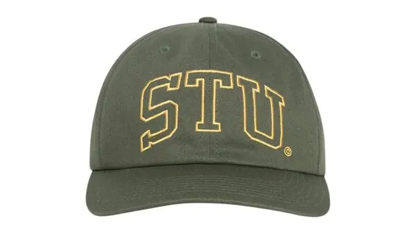 StÜssy Middepth Stu Arch Cap - Olive